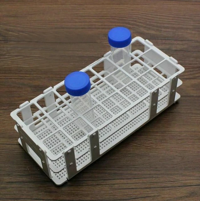 CENTRIFUGE TUBE RACK Test Stander Assembled Sample Vials Holder Lab ...