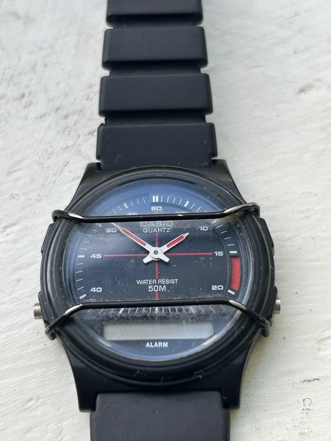 RARE VINTAGE CASIO Model AQW-5 Module 308 Analog-digital Watch £50.00 ...