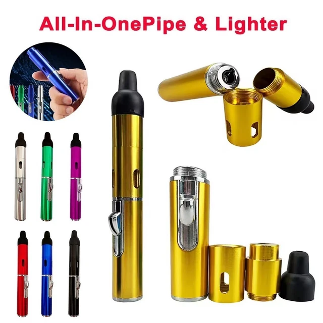 2025 CLICK N Hit Sneak a Toke Refillable Butane Torch Lighter Wind ...