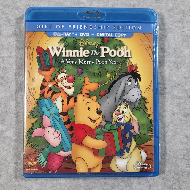 WINNIE THE POOH Very Merry Pooh Year Gift Of Friendship Blu-Ray DVD ...