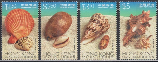 1997 HONG KONG Sea Shells Set of 4 Stamps MUH $4.00 - PicClick AU