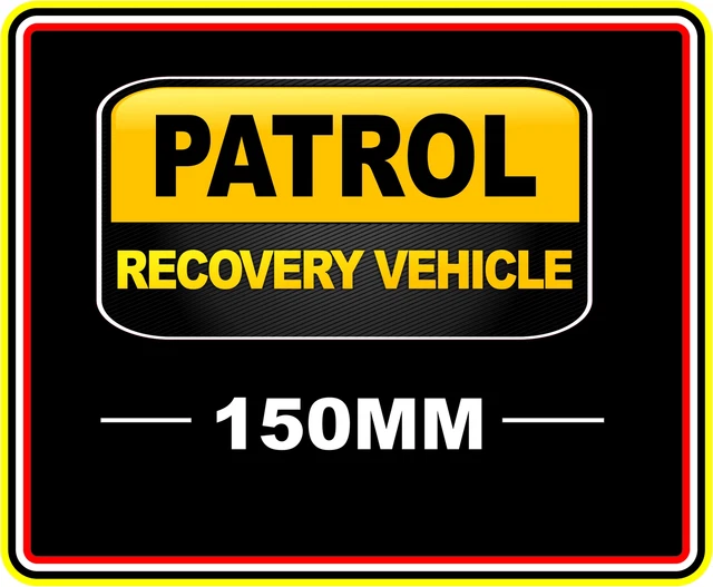 PATROL RECOVERY VEHICLE Sticker Decal 4Wd Off Road Truck Funny Bumper ...