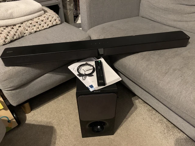 SONY SOUND BAR With Subwoofer Used Fully Working Remote Model No SA ...