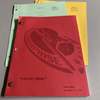 ORIGINAL SCRIPT- STAR Trek: Enterprise “North Star”- Mint w/ Revisions ...