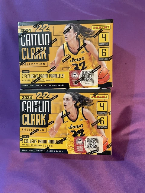 (2) 2024 PANINI Caitlin Clark NIL Collection Trading Card Hobby Blaster ...