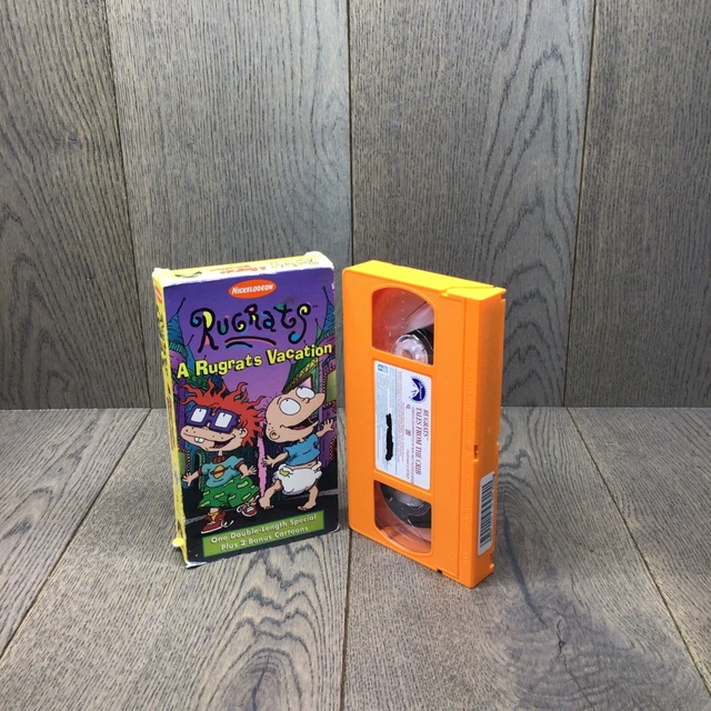 NICKELODEON RUGRATS A Rugrats Vacation VHS Video Nick Jr RARE Orange ...