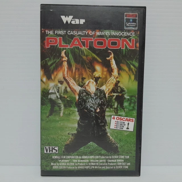 PLATOON VHS SMALL Box PAL Tested $21.50 - PicClick AU