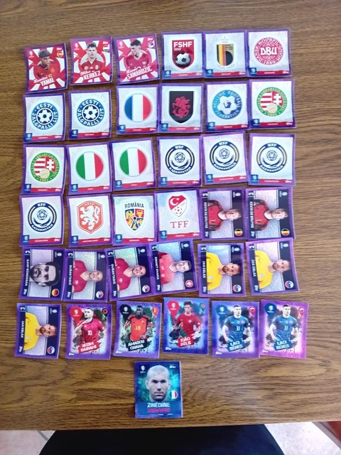 TOPPS UEFA Euro 2024 37 lila parallel Sticker £14.18 - PicClick UK