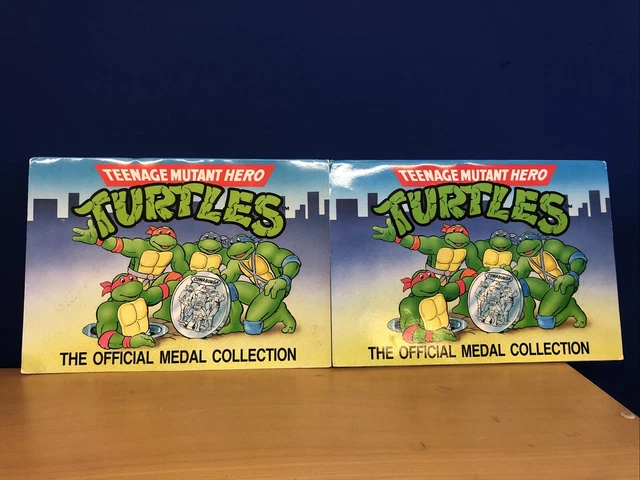INCOMPLETE TEENAGE MUTANT Hero Turtles Official Medal Coin Collection ...