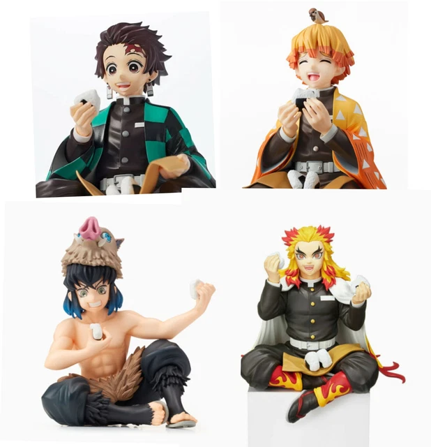 DEMON SLAYER TANJIRO Inosuke Zenitsu Rengoku Premium Chokonose Figure ...