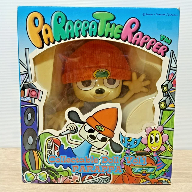 PARAPPA THE RAPPER Medicom Spielfigur Sammlerpuppe Vol. 1 Vinyl 1998 ...