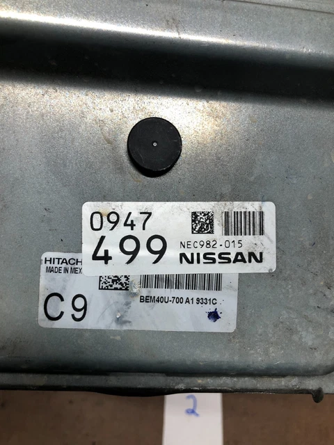 2019 NISSAN SENTRA 1.8 Engine Control Module Unit ECU ECM OEM NEC982 ...