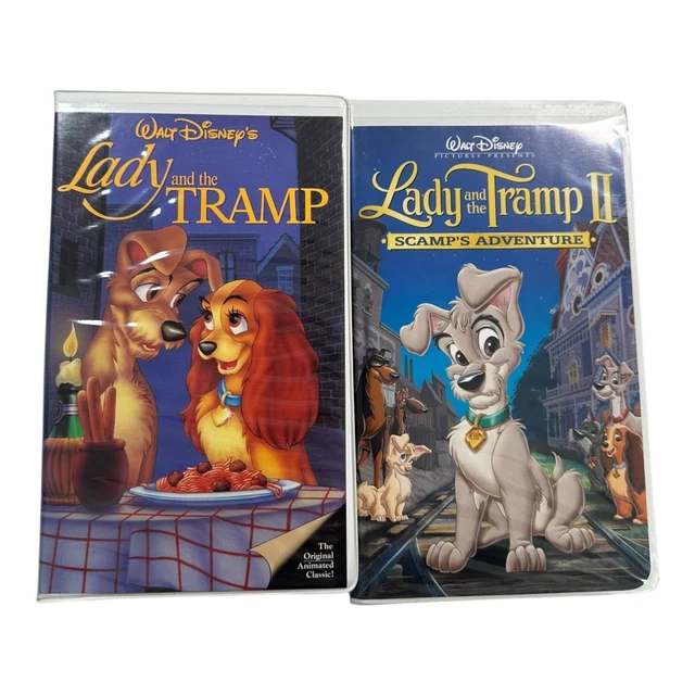 DISNEY LADY TRAMP VHS Lot Lady and the Tramp 1 & 2 Scamps Adventure £9. ...
