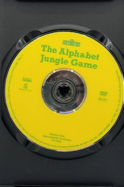 SESAME STREET: THE Alphabet Jungle Game - DVD - VERY GOOD - Read ...