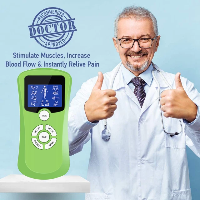 TENS MACHINE EMS Unit Digital Therapy Full Body Massager Muscle Pain ...