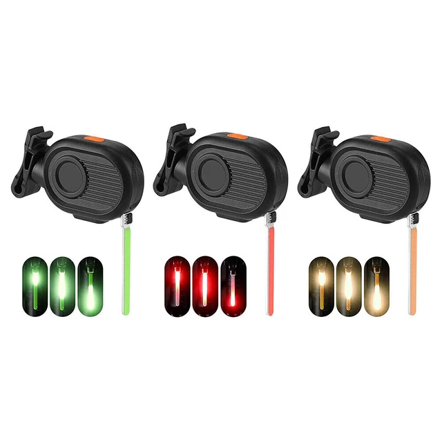 4 COLORS USB LED Bicycle Bike Indicator Rear Tail Light Flowing ...