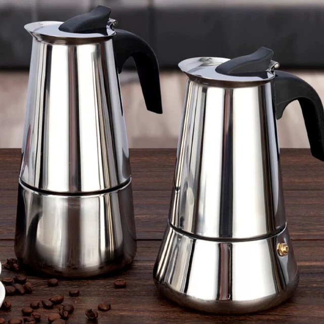 3/6/9/12 CUPS ESPRESSO Coffee Maker Percolator Kettle Italian Expresso ...