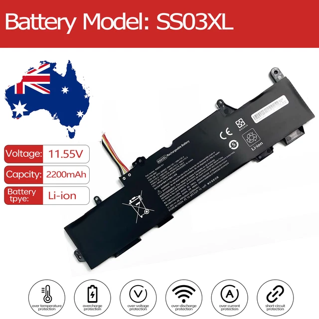 SS03XL BATTERY FOR HP Elitebook 840 G5-5VR60EC,840 G5-5VT08US,840 G5 ...