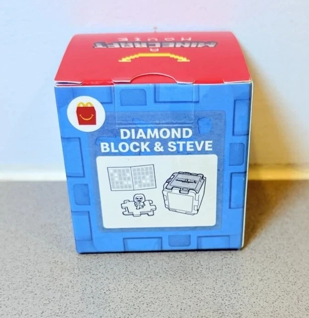 AUSTRALIA 2025 MCDONALD'S Minecraft Movie Happy Meal Toy Diamond Block ...