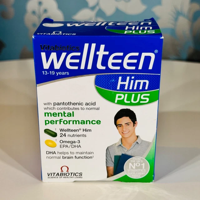 VITABIOTICS WELLTEEN HIM Plus Tablets - 56 Tablets/Capsules ...