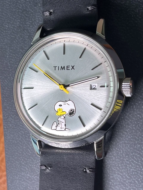TIMEX MARLIN SNOOPY Mechanical Automatic EUR 199,36 - PicClick FR