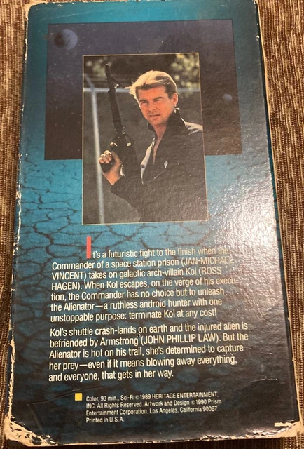 ALIENATOR VHS 1989 Scifi Action Prism - Tested $20.00 - PicClick