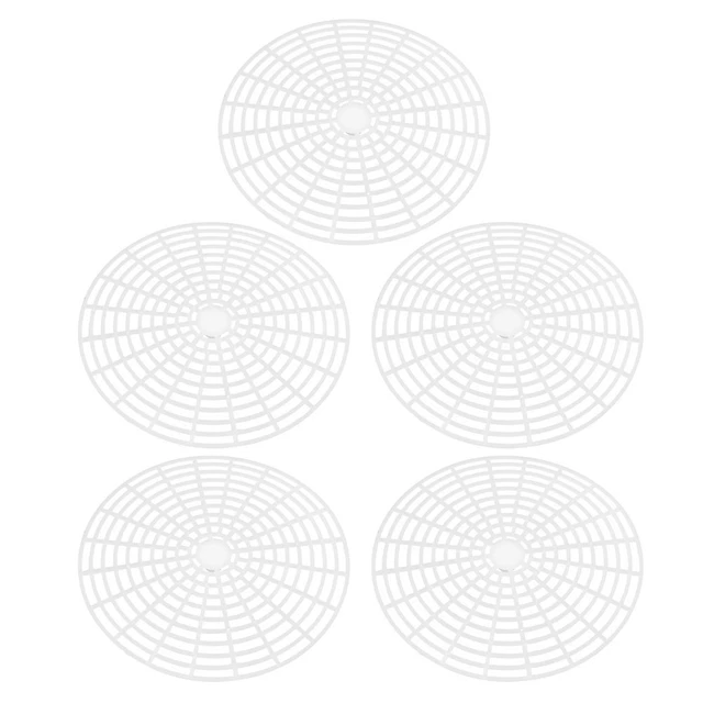5 PCS KIMCHI Jar Press Plastic Fermenting Plate Canning Strainer Grid ...