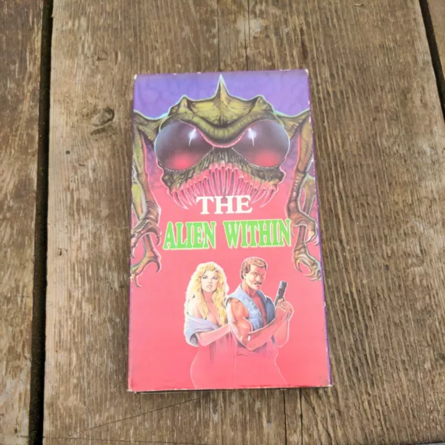 ALIEN WITHIN/EVIL SPAWN-VHS-BOBBIE Bresee/John Carradine-Horror/Sci Fi ...
