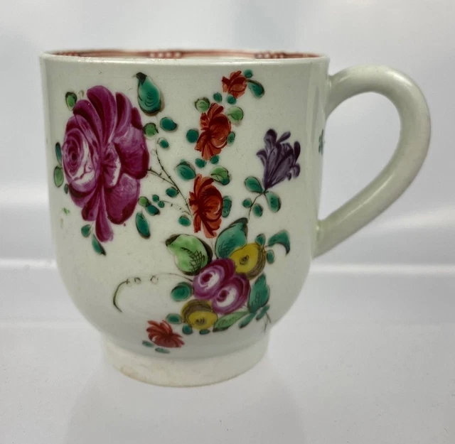 A PENNINGTON (PROBABLY John) Liverpool, five circle border coffee cup ...