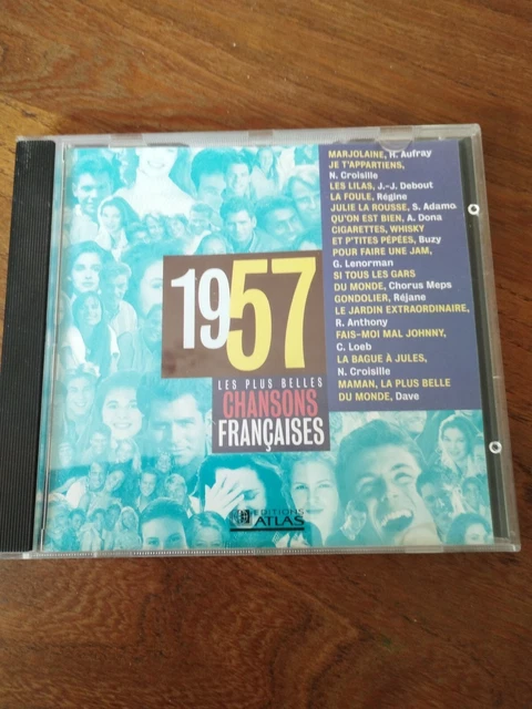 CD LES PLUS BELLES CHANSONS FRANÇAISES ANNÉES 1957 éditions Atlas EUR 4 ...