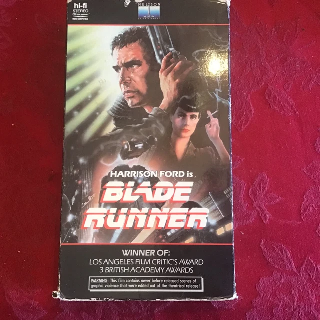 CLASSIC-BLADE RUNNER;HARRISON FORD VHS video movie tape £2.80 - PicClick UK