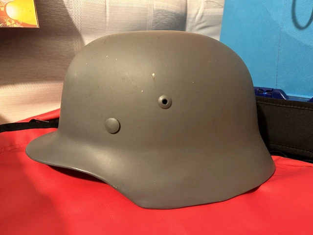 REPLICA GERMAN WW2 Helmet, With Liner And , Strap And Head Protector ...