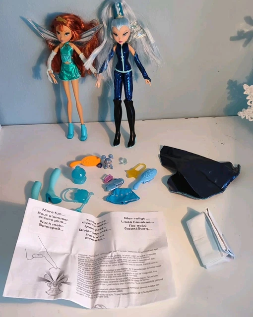 WINX FASHION DOLLS Season 1 2004,Icy Trix,Bloom Pixie Light Up Wings ...