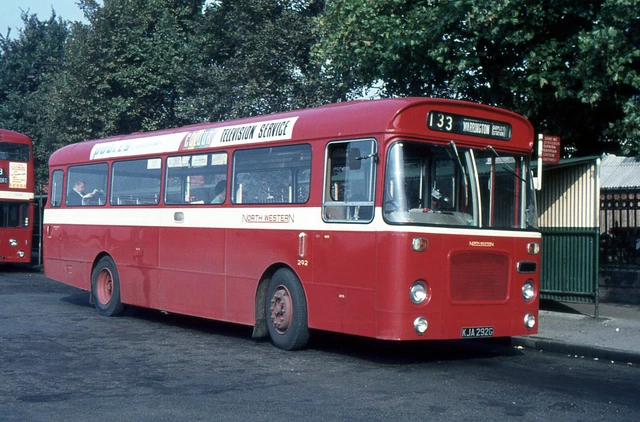 6'X4' ORIGINAL BUS Colour Photograph of North Western 292 at Warrington ...