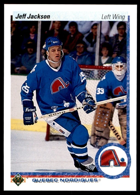 1990-91 PONT SUPÉRIEUR Jeff Jackson Québec Nordiques #291 EUR 0,92 ...