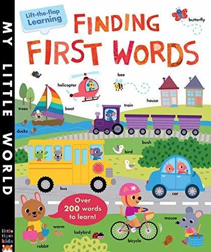 FINDING FIRST WORDS: A lift-the-flap learning book (My Little World ...