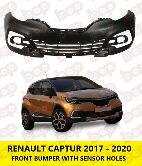 RENAULT CAPTUR 2017 - 2020 Front Bumper With Parking Sensor Holes £159. ...