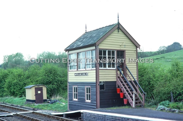 ORIGINAL RAILWAY SLIDE: Hampton Loade Signal Box SVR 09/05/1980 43/432 ...