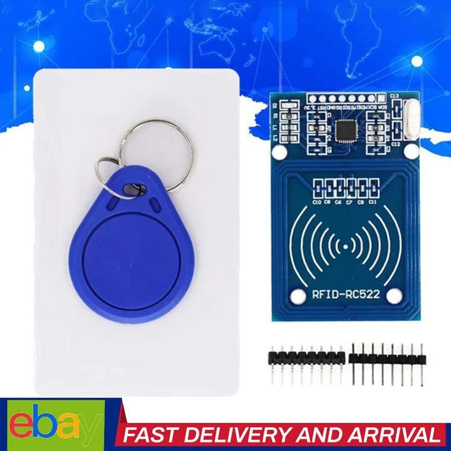 KIT MODULO RFID RC522 MFRC-522 RFID IC modulo wireless 13,56 MHz facile ... KIT MODULO RFID RC522 MFRC-522 RFID IC modulo wireless 13,56 MHz facile ...