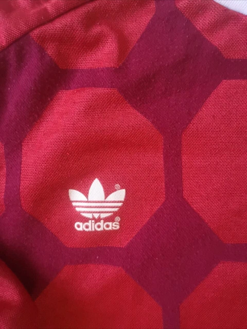 CAMICIA RARA VINTAGE rara Bayern Monaco anni '80 Werner Hans Adidas ...