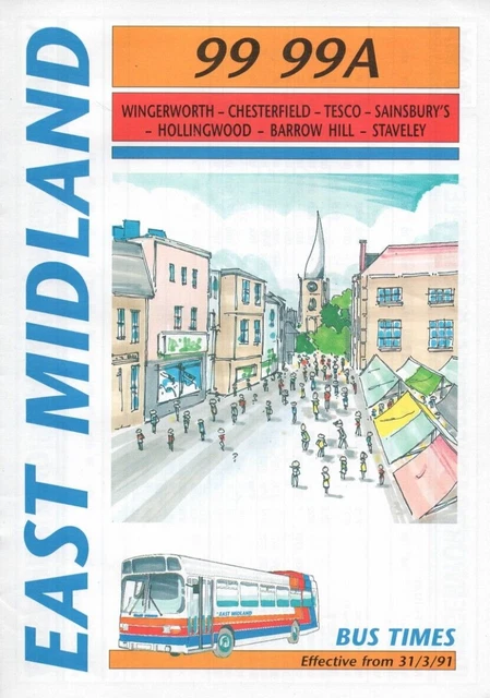 STAGECOACH BUS TIMETABLE - 99/99A - Wingerworth-Chesterfield-Staveley ...