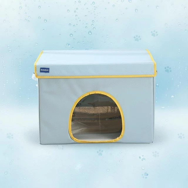 ICE PET HOUSE Enclosed Cooling Feline House Insulated for Cats, Small ...