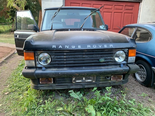 RANGE ROVER VOGUE SE Classic Auto Leather 1990 Sunroof Land Rover Black ...