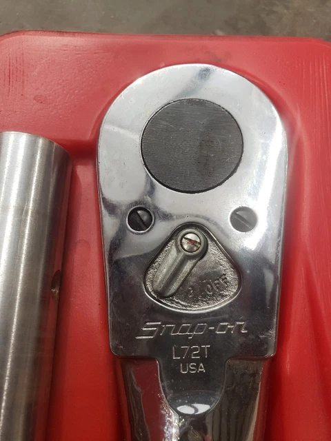 SNAP ON TORQUE Head W/ Bar and Torque Handle Bundle 3/4" snap-on L72T W ...