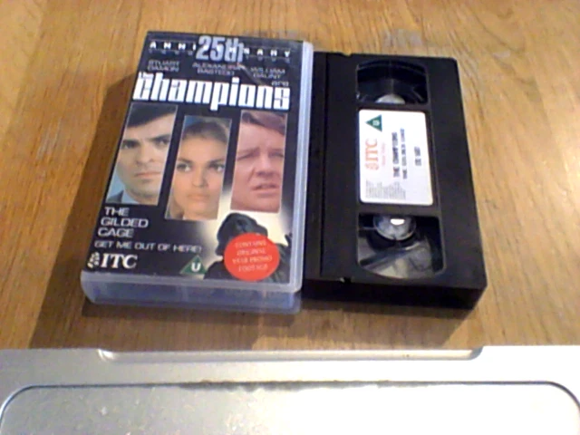 THE CHAMPIONS THE Gilded Cage ITC VHS VIDEO 1993 Stuart Damon Alexandra ...