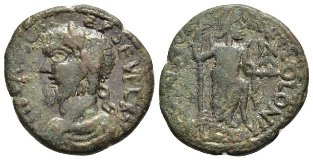 FITZ PSIDIA ANTIOCH Septimius Severus Men Moon Roman Provincial Bronze ...