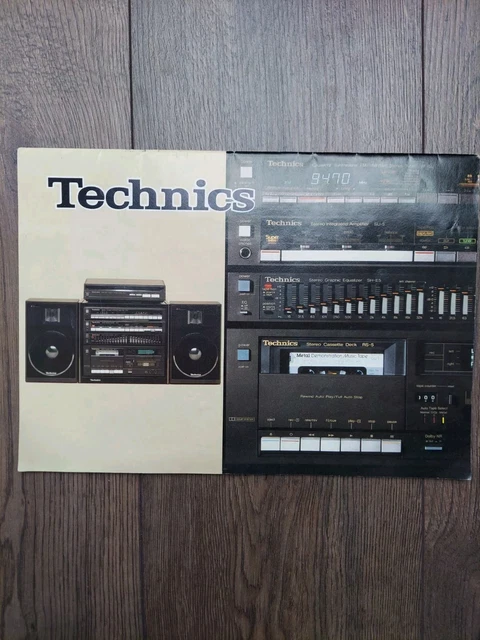 VINTAGE TECHNICS HI-FI System Brochure Catalogue vintage 1980s 1990s retro old £19.99 - PicClick UK
