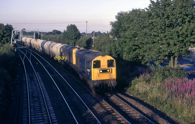 ORIGINAL 35MM SLIDE BR Class 20 no.20224/20198 at Morpeth +rights for ...