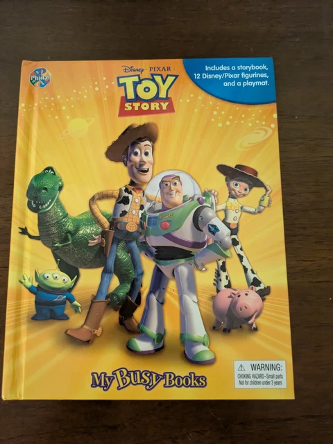 TOY STORY STORYBOOK 12 Disney/Pixar Figures & Playmat My Busy Book ...