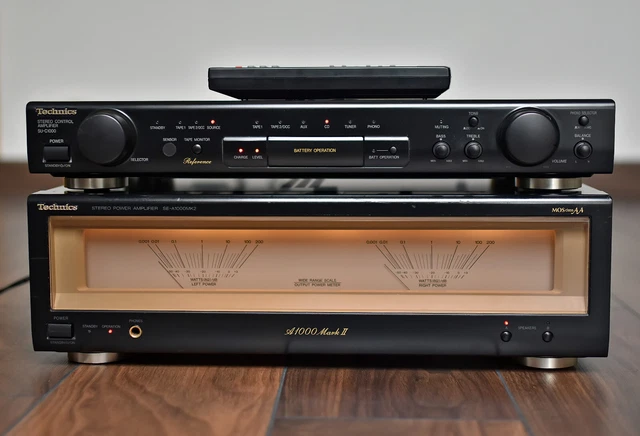 TECHNICS MOS CLASS AA SE-A1000MK2 Amplifier + SU-C1000 Preamplifier EUR ...